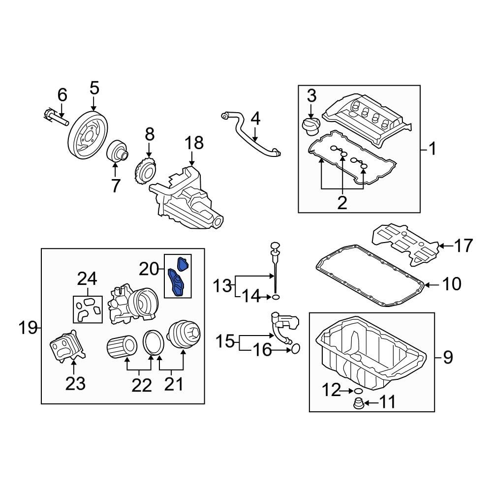 Mini OE 11428643758 - Engine Oil Filter Housing Gasket