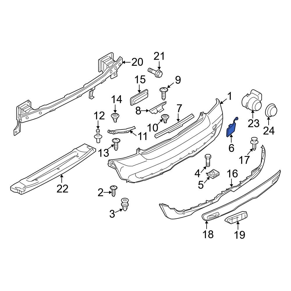 Mini OE 51122755694 - Tow Eye Cap
