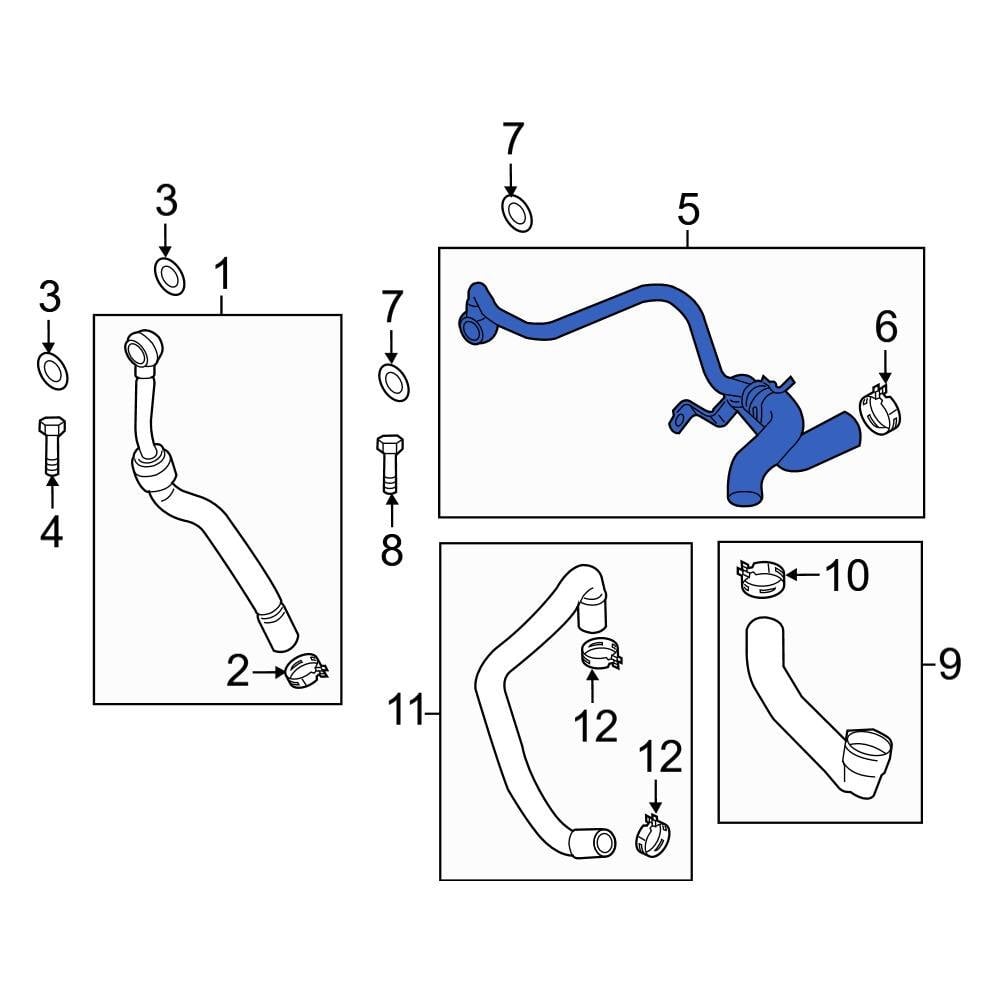Mini OE 11539845352 - Engine Coolant Pipe