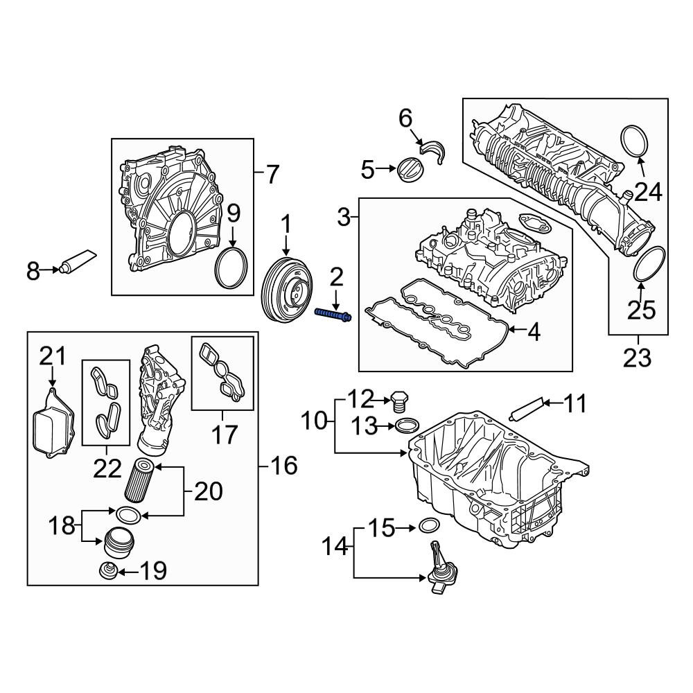 Mini OE 11238585220 - Engine Harmonic Balancer Bolt