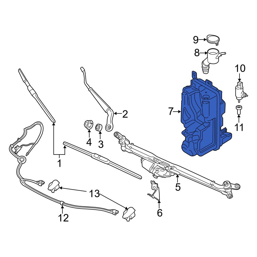 Mini OE 61669478908 - Washer Fluid Reservoir