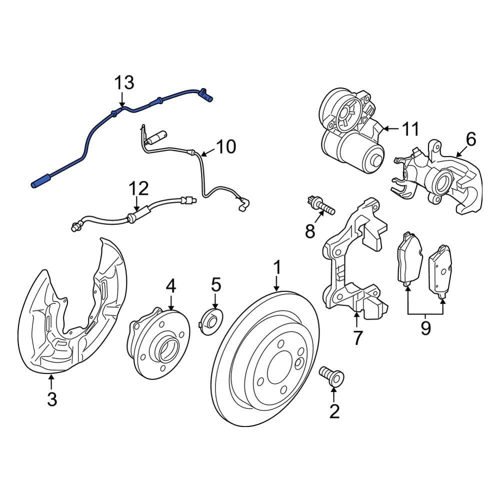 Mini OE 34526850765 - Front ABS Wheel Speed Sensor