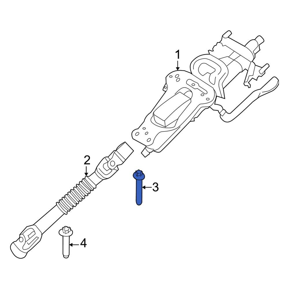 Mini OE 32306778609 - Upper Steering Shaft Bolt