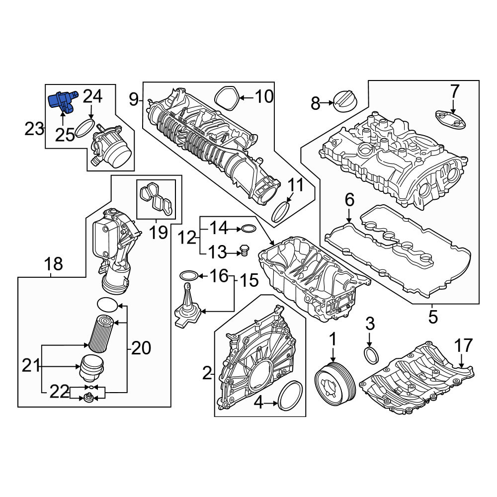 Mini OE 13628489536 - Manifold Absolute Pressure Sensor