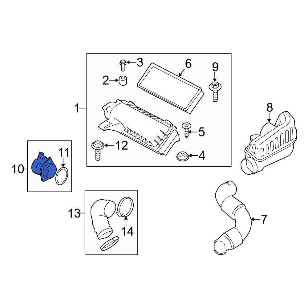 Mini OE 13627542418 - Mass Air Flow Sensor