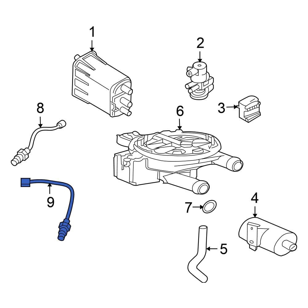 Mitsubishi OE 56028998AB - Front Left Oxygen Sensor