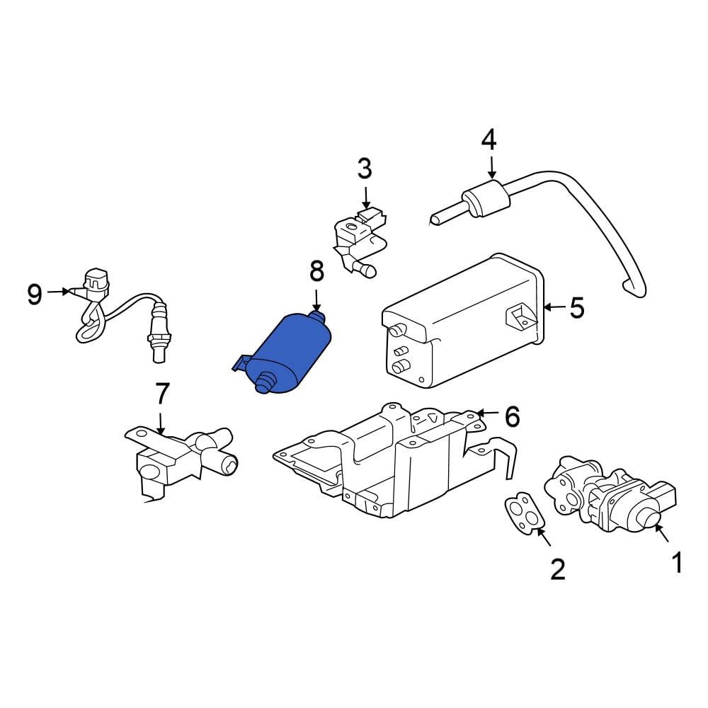 Mitsubishi OE 1789A001 - Vapor Canister Filter