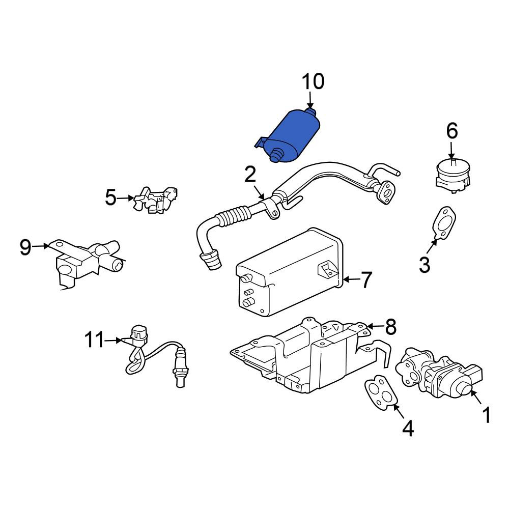 Mitsubishi OE 1789A001 - Vapor Canister Filter