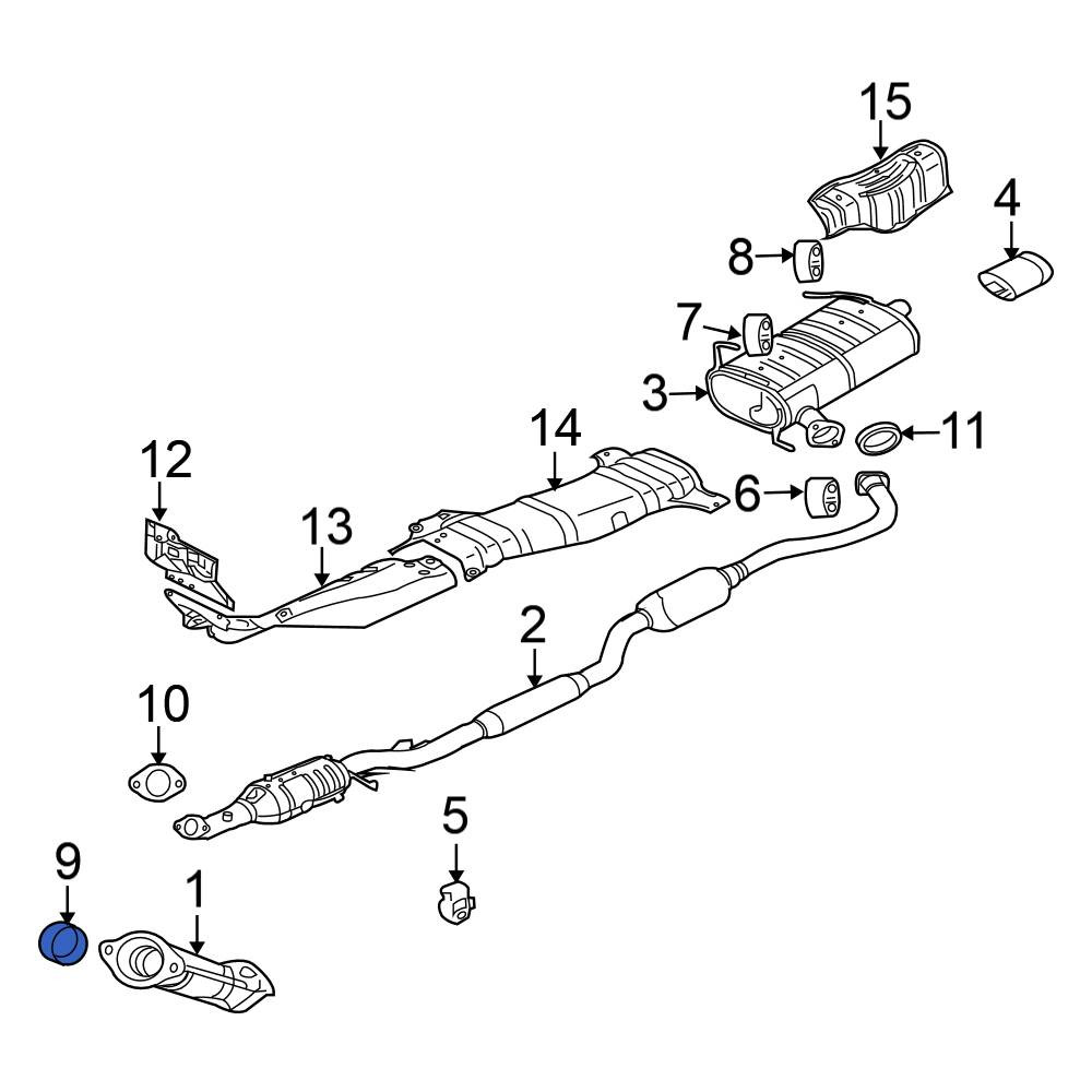 Mitsubishi OE 1555A185 - Exhaust Manifold Gasket