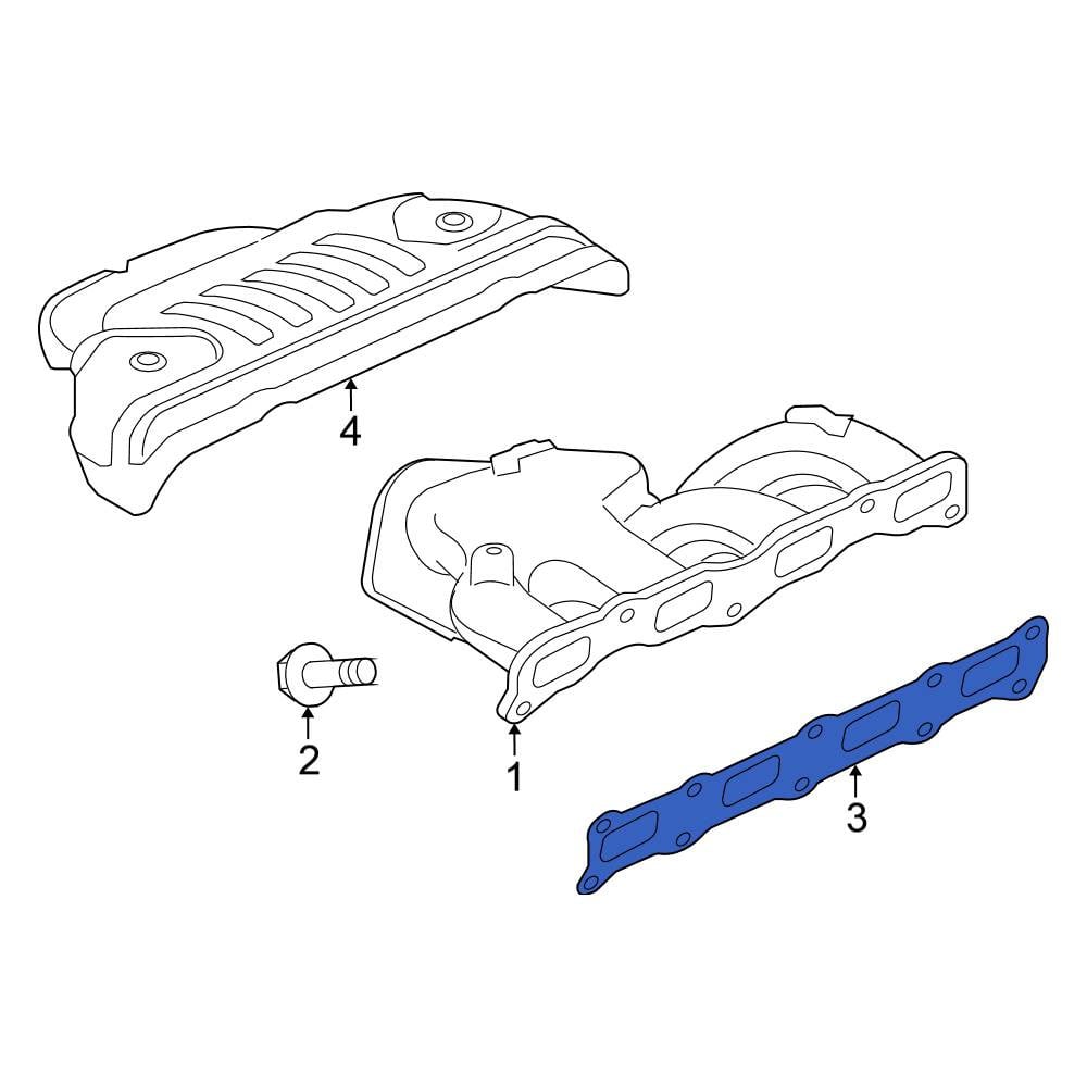 Mitsubishi OE 1555A185 - Exhaust Manifold Gasket