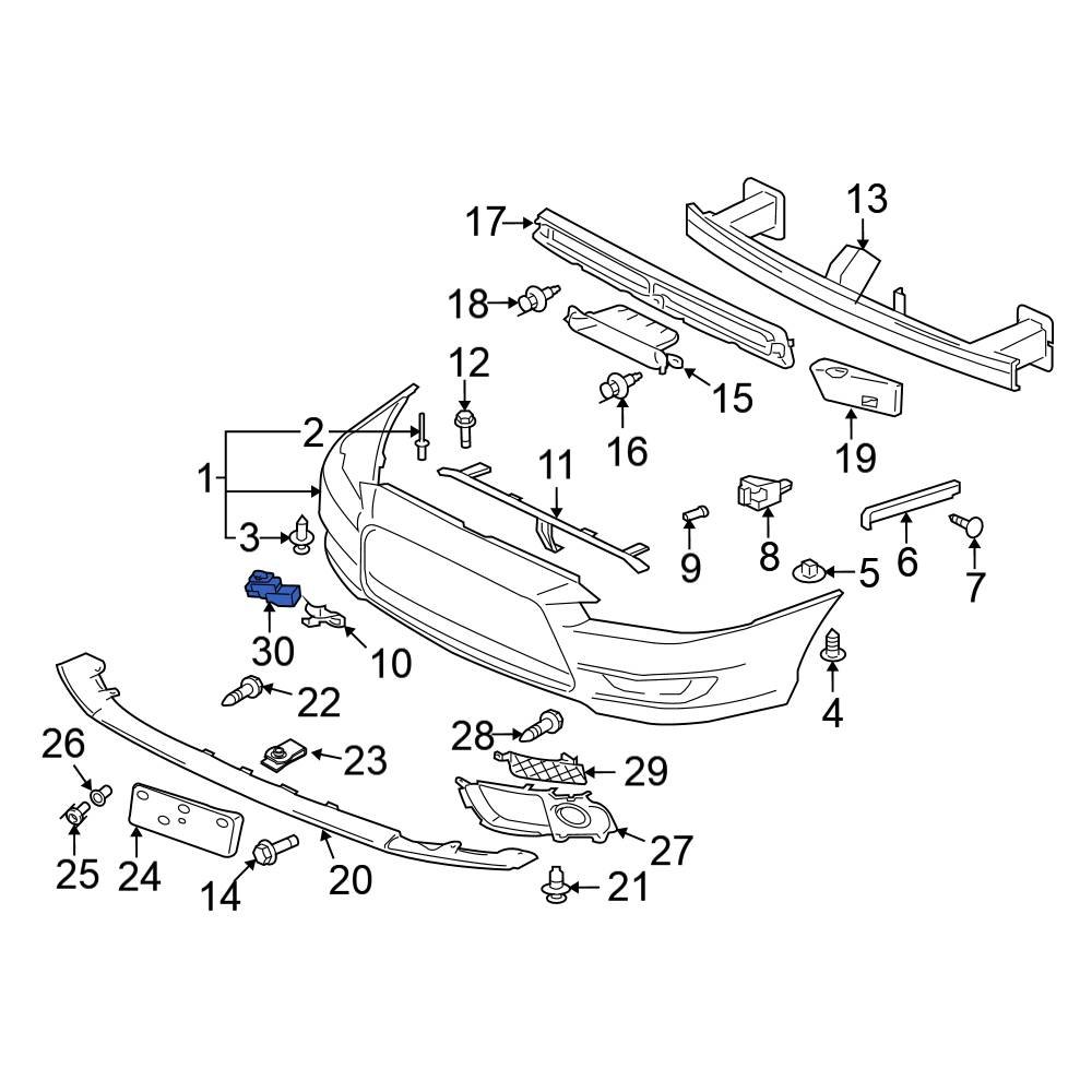Mitsubishi OE MR320628 - Ambient Air Temperature Sensor