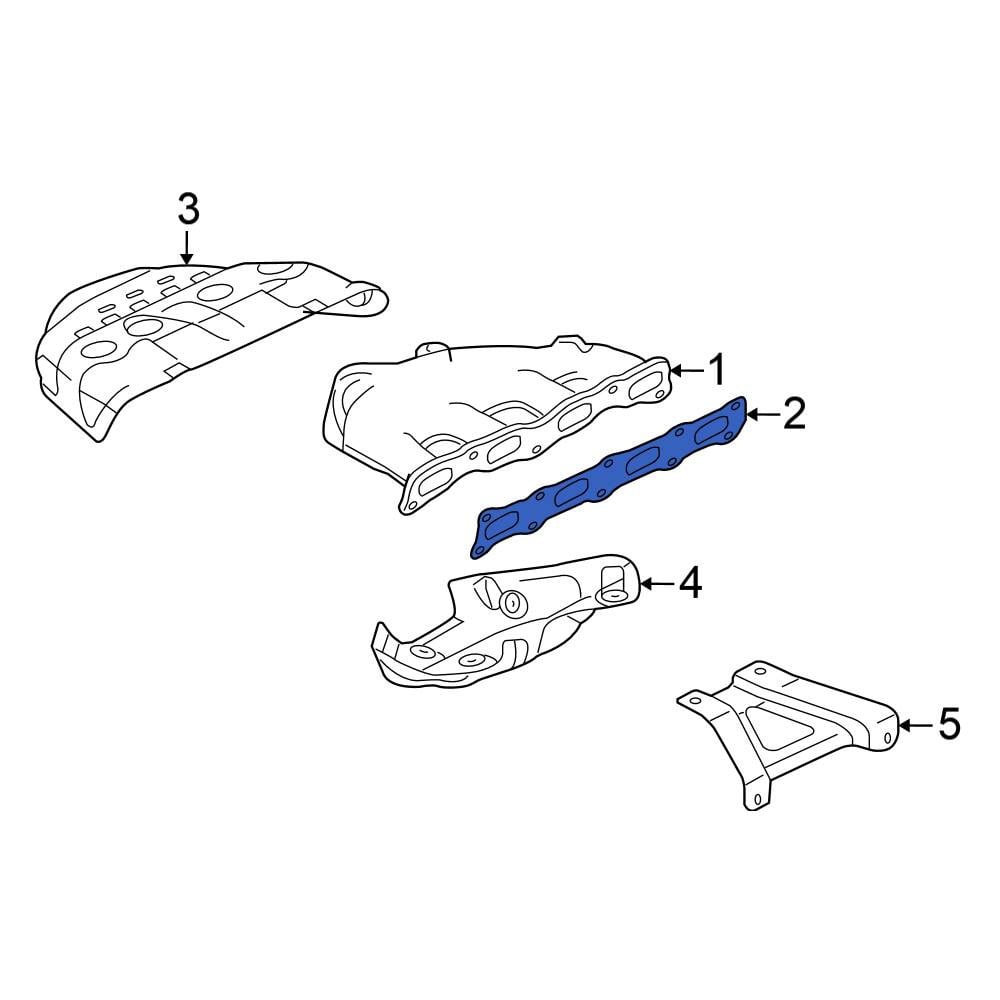 Mitsubishi OE 1555A185 - Exhaust Manifold Gasket