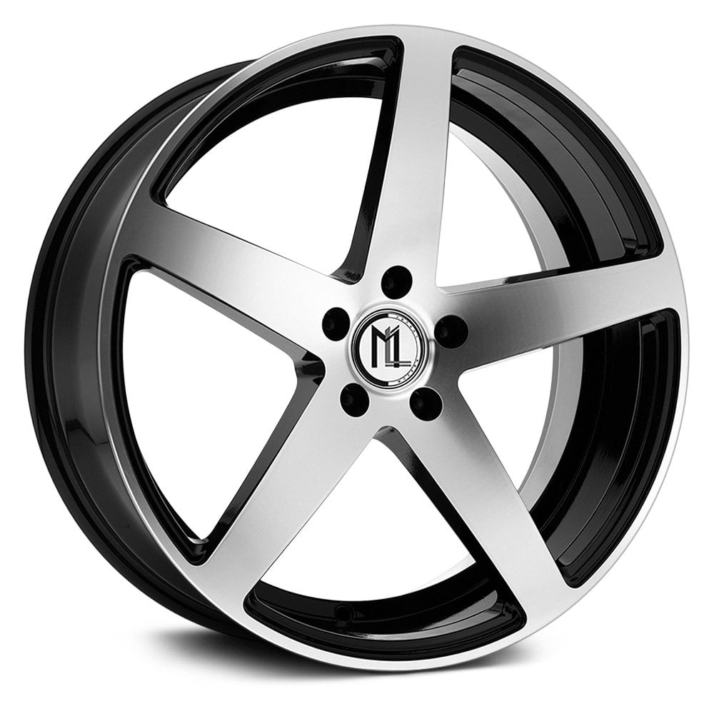 MODERN LUXURY® ML2 Wheels - Gloss Black with Machined Face Rims - ML2 ...
