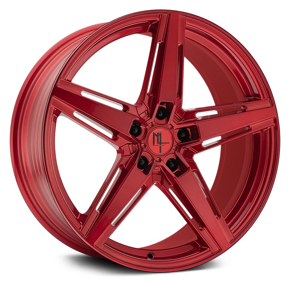 MODERN LUXURY® MLF10 Wheels - Candy Red Rims
