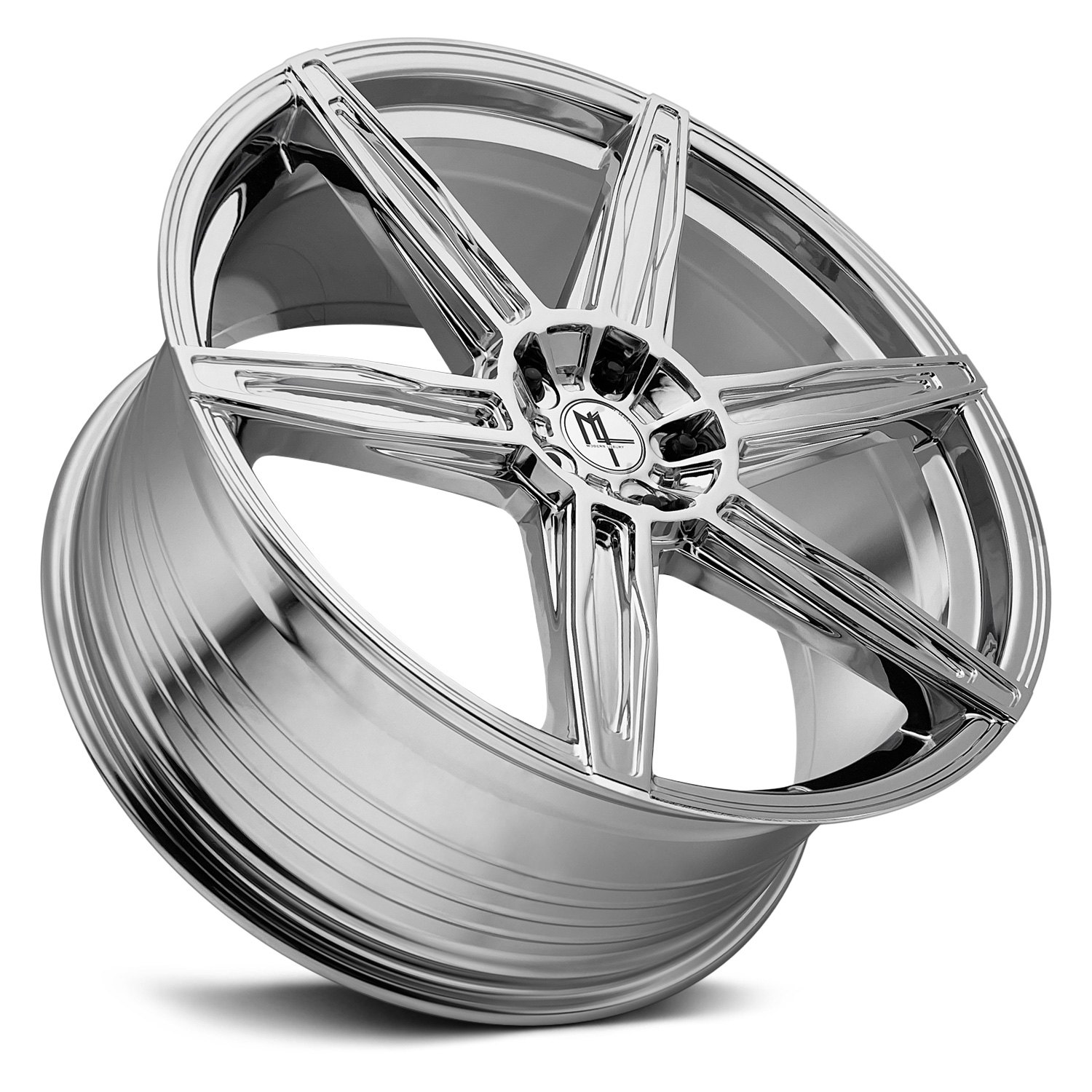 MODERN LUXURY® MLF11 Wheels - Brushed Titanium Rims - MLF11-209051143F+30BT
