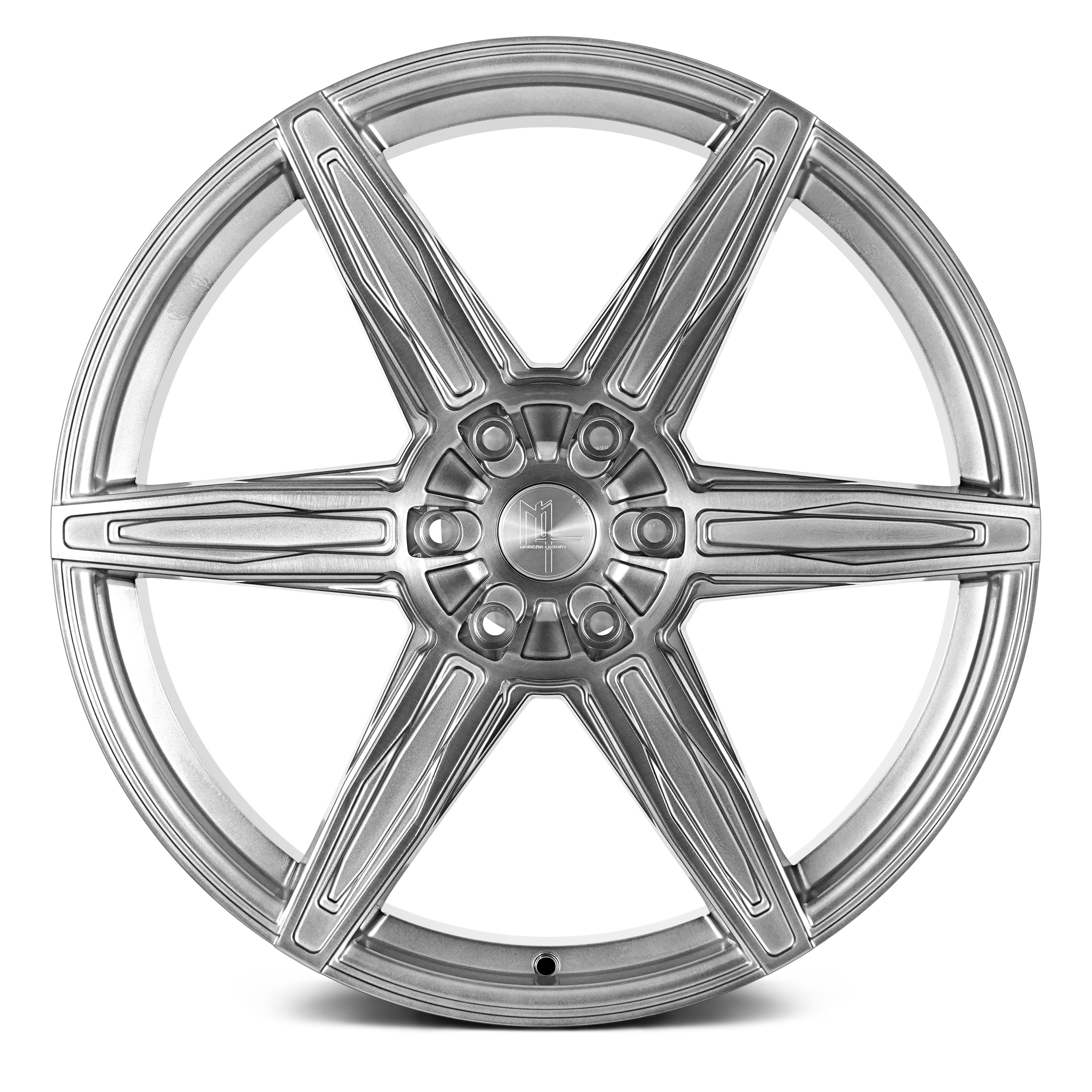 MODERN LUXURY® MLF11 Wheels - Brushed Titanium Rims - MLF11-209051143F+30BT