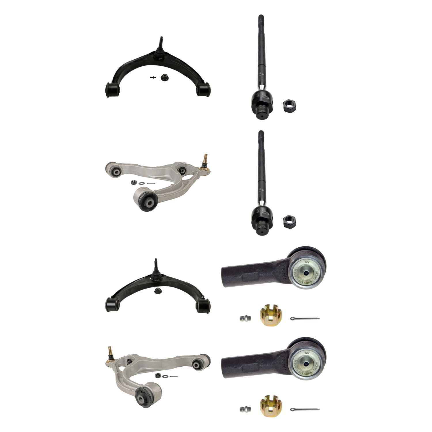 MOOG® BNDL-184756 - Front Lower and Upper Control Arm with Ball Joint ...