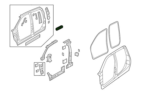 Mopar® 04589934AA - Rear Interior Quarter Panel Vent