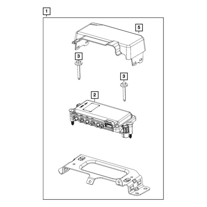 Ram OE 4672644AJ - Parking Aid Control Module