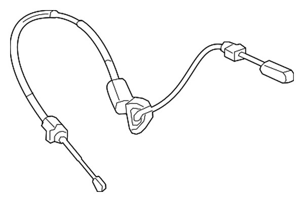 Mopar® 04779637AI - Parking Brake Cable