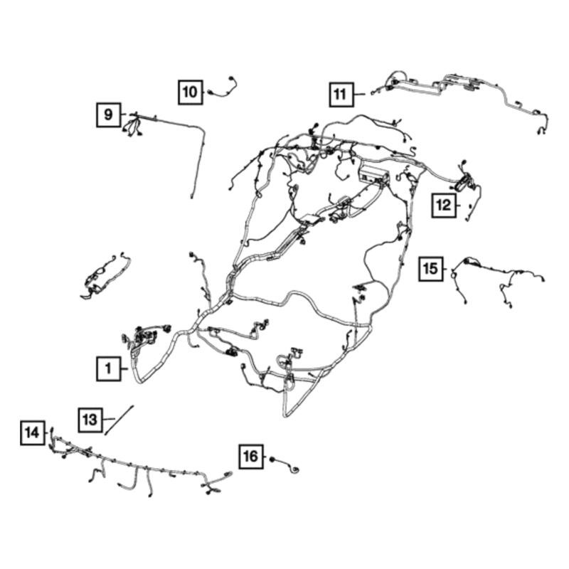 Mopar® 05035581AA - Jumper Wiring