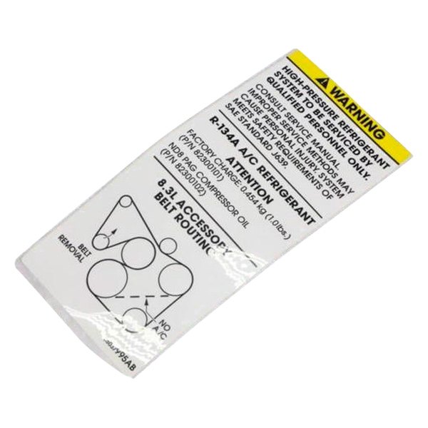 Mopar® 05037995AB - Belt Routing Label