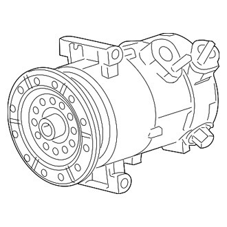 Mopar® 05058228AI - A/C Compressor