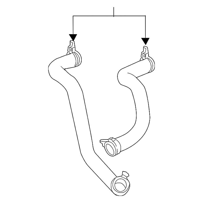 Mopar® 05058734AF - Engine Coolant Radiator Hose