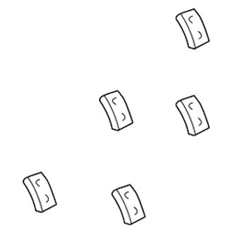 Mopar® 05073327AA - Hood Deflector Clip