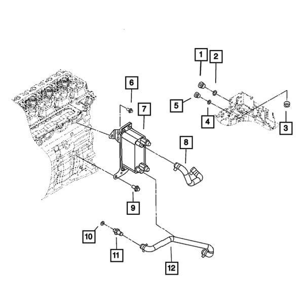Mopar® - HVAC Heater Fitting