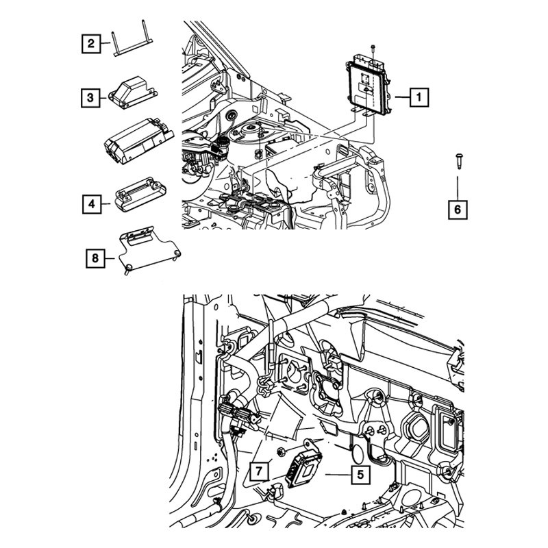 Mopar® 05150823AG - Automatic Transmission Control Module
