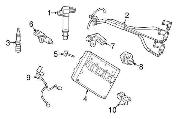 Mopar® 05150987AB - Engine Control Module