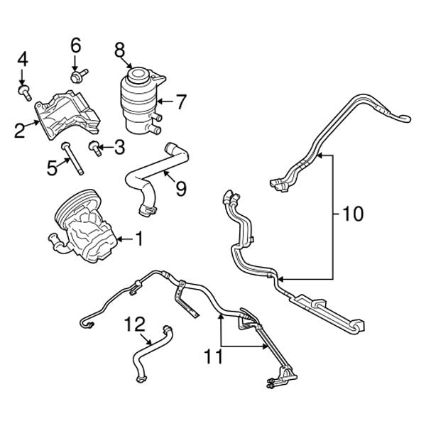 Mopar® 05154511AJ - Power Steering Return Line Hose Assembly
