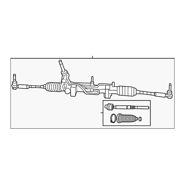 Mopar® 05154517AC - New Rack and Pinion Assembly