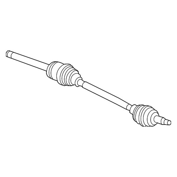 Mopar® 05273438AG - Front Passenger Side Axle Shaft