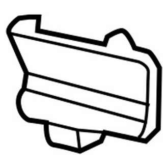 Mopar® 1SJ40RXFAB - Front Passenger Side Tow Hook Cover