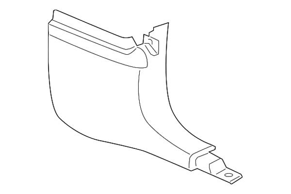 Mopar® 1ZA03DX9AD - Driver Side Kick Panel