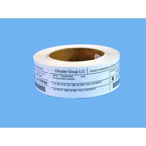 Mopar® - Vehicle Emission Control Information Label