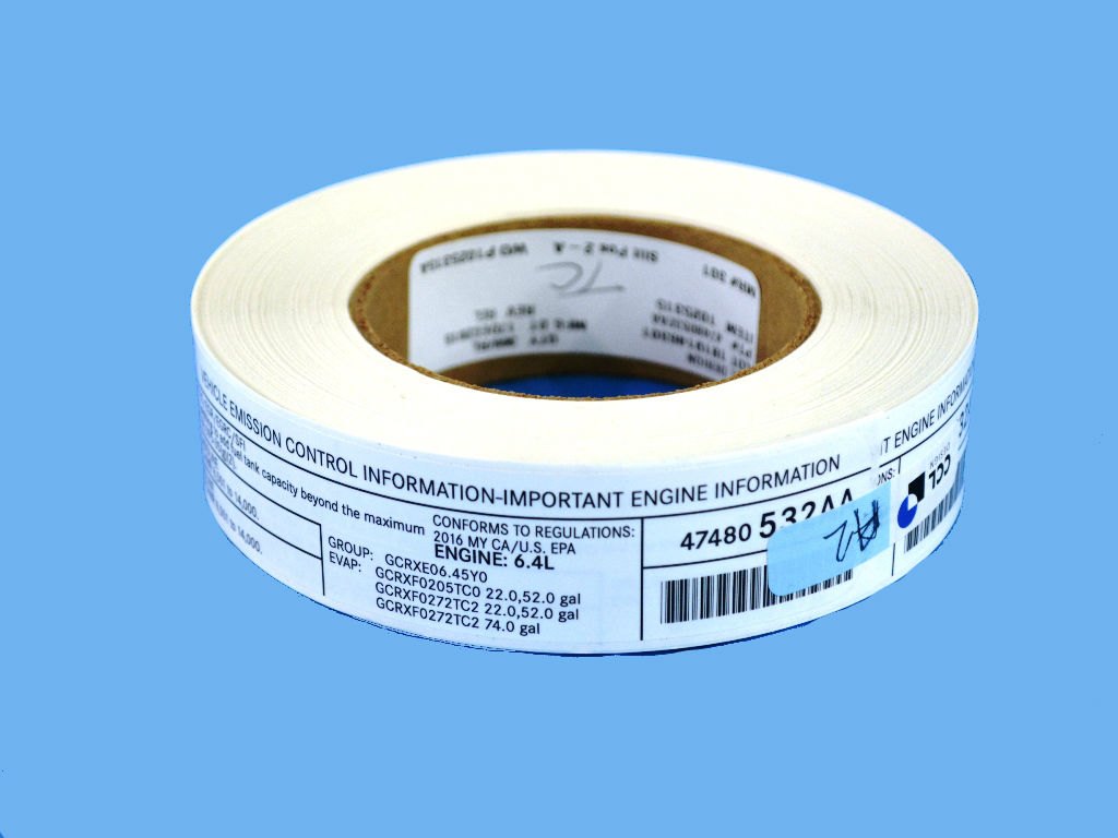 Mopar® 47480532AA - Vehicle Emission Control Information Label