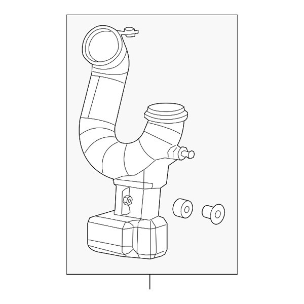 Jeep OE 52022355AB - Front Engine Air Intake Hose