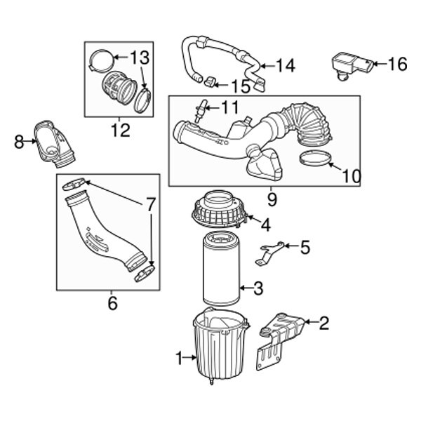 Mopar® 52022424AA - Air Filter