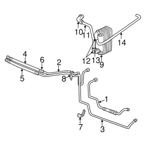Mopar® 52028915AF - Automatic Transmission Oil Cooler