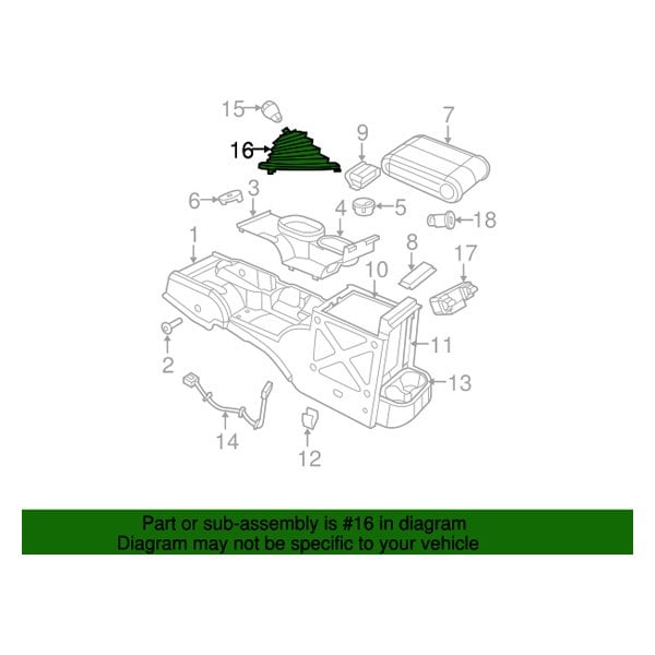 Mopar® 52060069AC - Manual Transmission Shift Boot