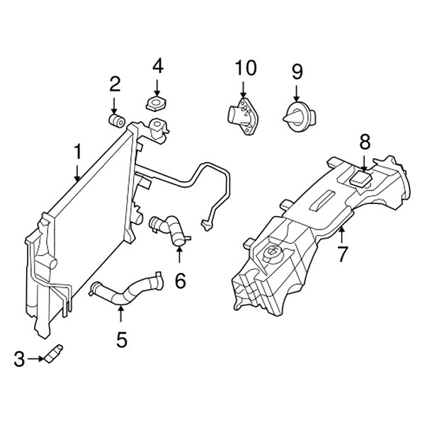 Mopar® 52079884AA - Radiator Insulator