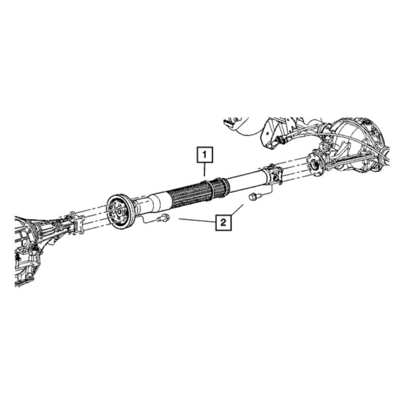 Mopar® 52853004AF - Rear Driveshaft