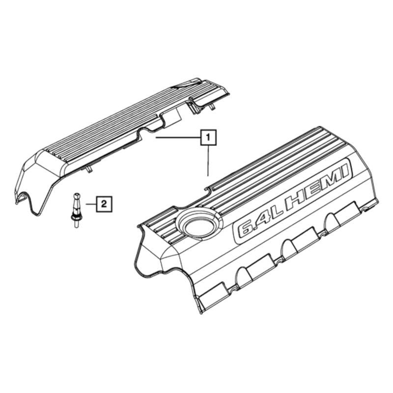 Mopar® 53011535AC - Wiring Protector Cover Side