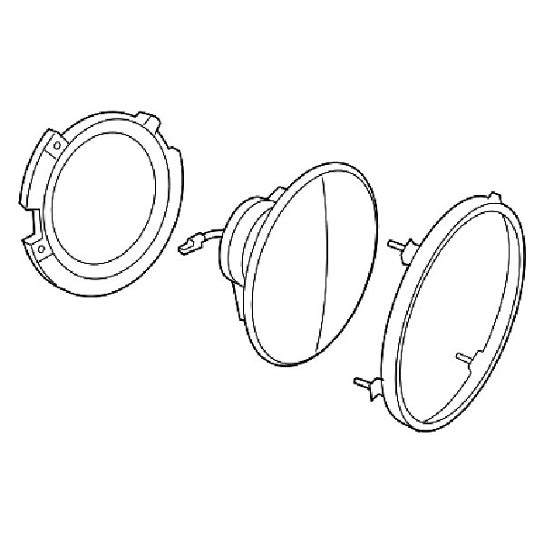 Mopar® 55078149AC - Replacement Headlight