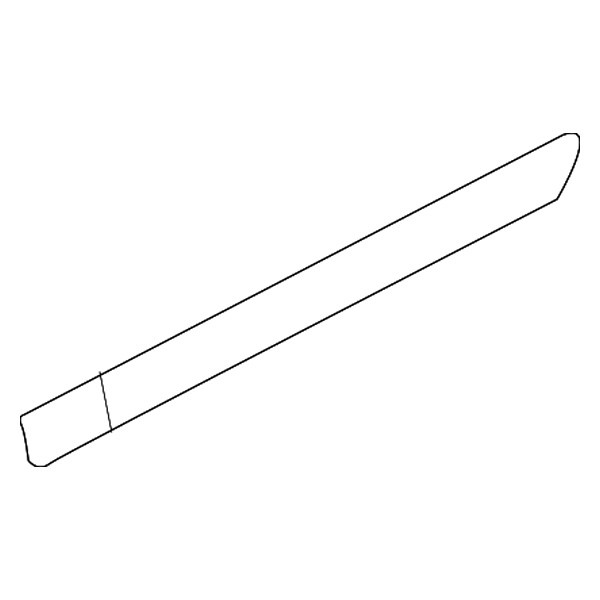 Mopar® 55079309AE - Rear Driver Side Door Molding