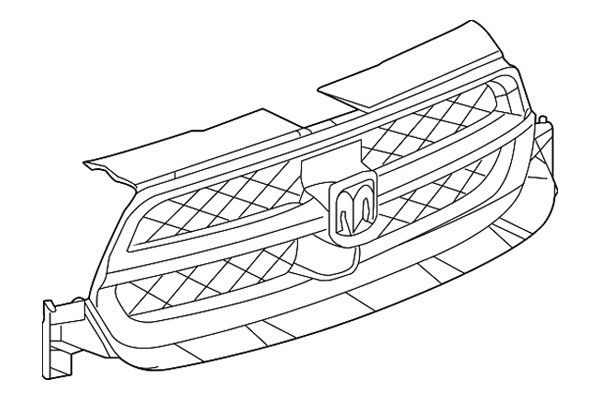 Mopar® 55079364AJ - Upper Grille