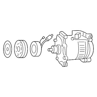 Mopar® 55111411AH - A/C Compressor